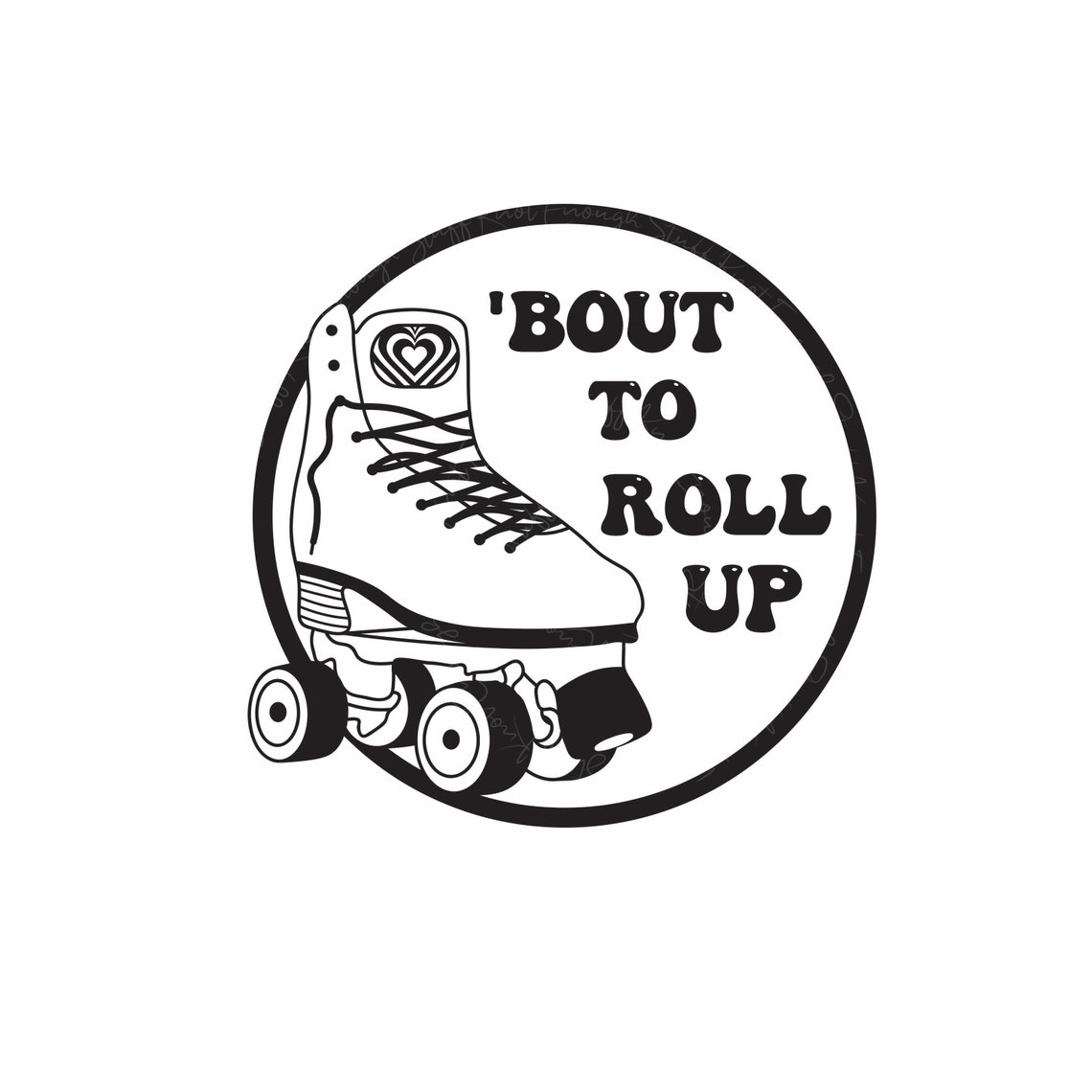 Bout to Roll up Roller Skate Men Womens Unisex Graphic T-shirt - Etsy