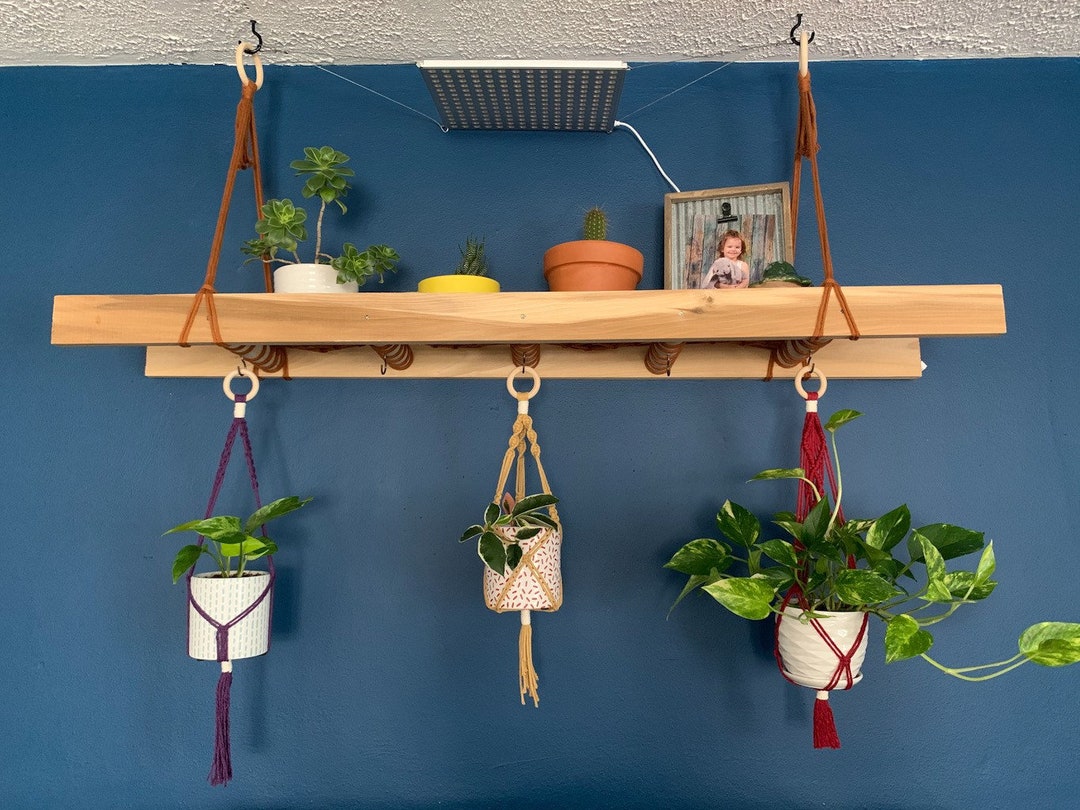Macrame Ladder Shelf - Etsy