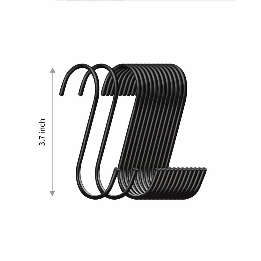 Black S Hook for Hanging Plants (2 Pack) - Etsy