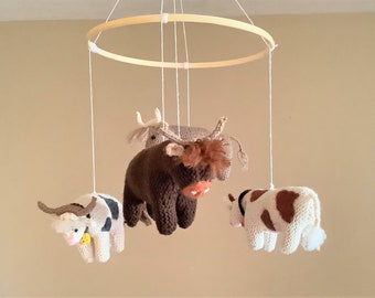 Highland Cow Mobile | Etsy
