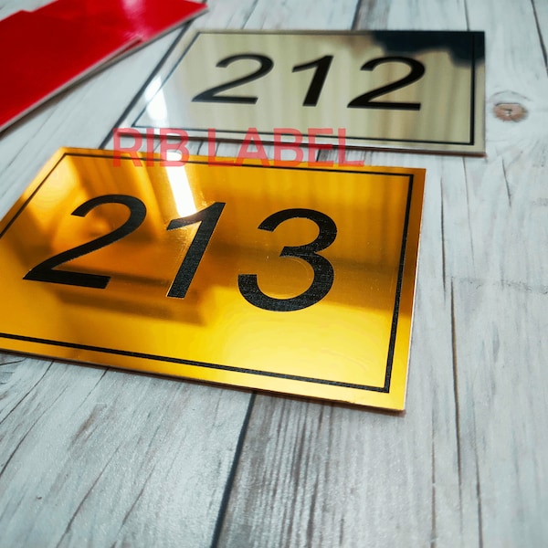 Hotel Room Number Plates - Etsy