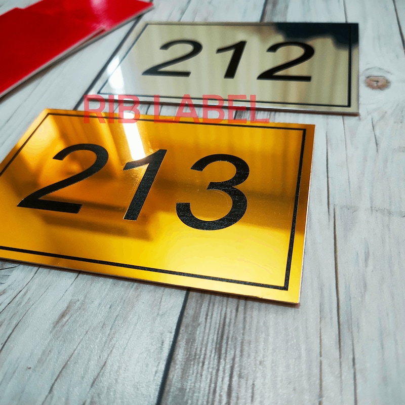 Hotel Room Number Plates - Etsy