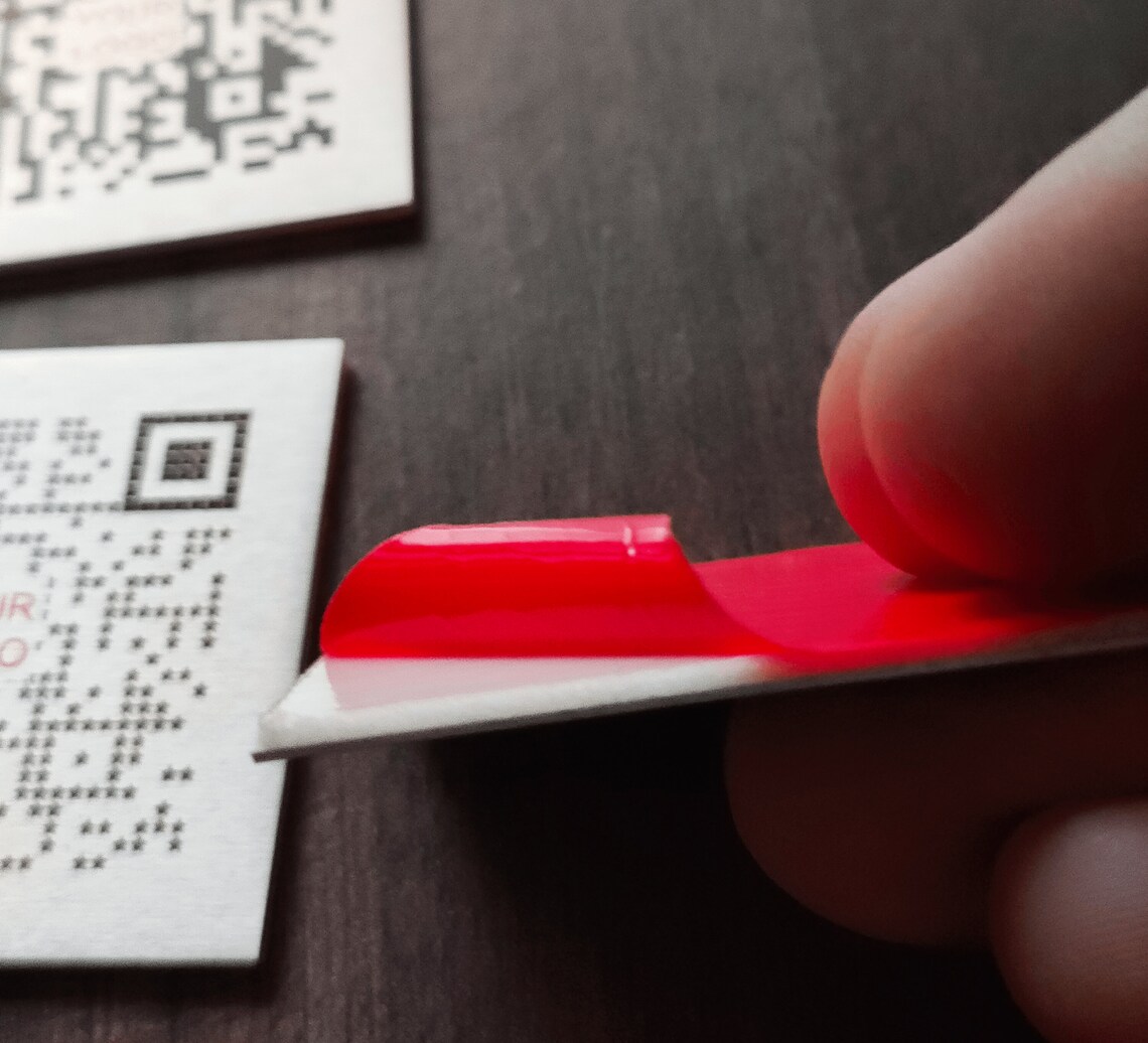 Set of 20 QR Code Metal Tags for Restaurant Cafe Table Menu - Etsy