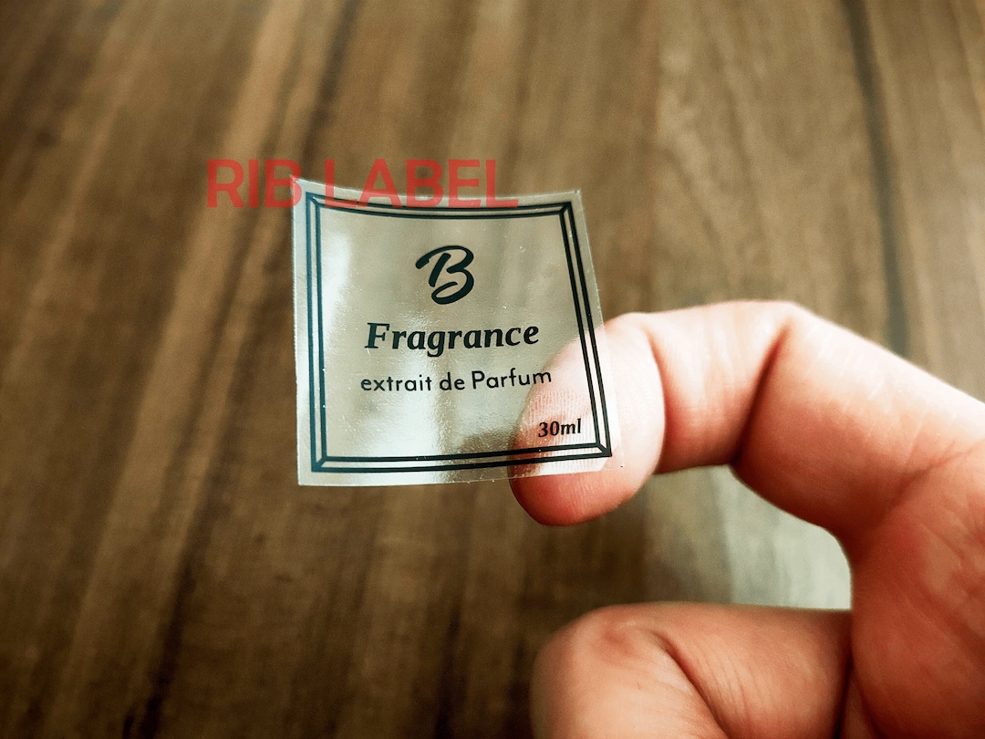 Transparent Stickers for Perfume or Cologne Bottles (waterproof) - Etsy