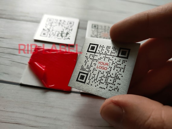 Set of 20 QR Code Metal Tags for Restaurant Cafe Table Menu - Etsy