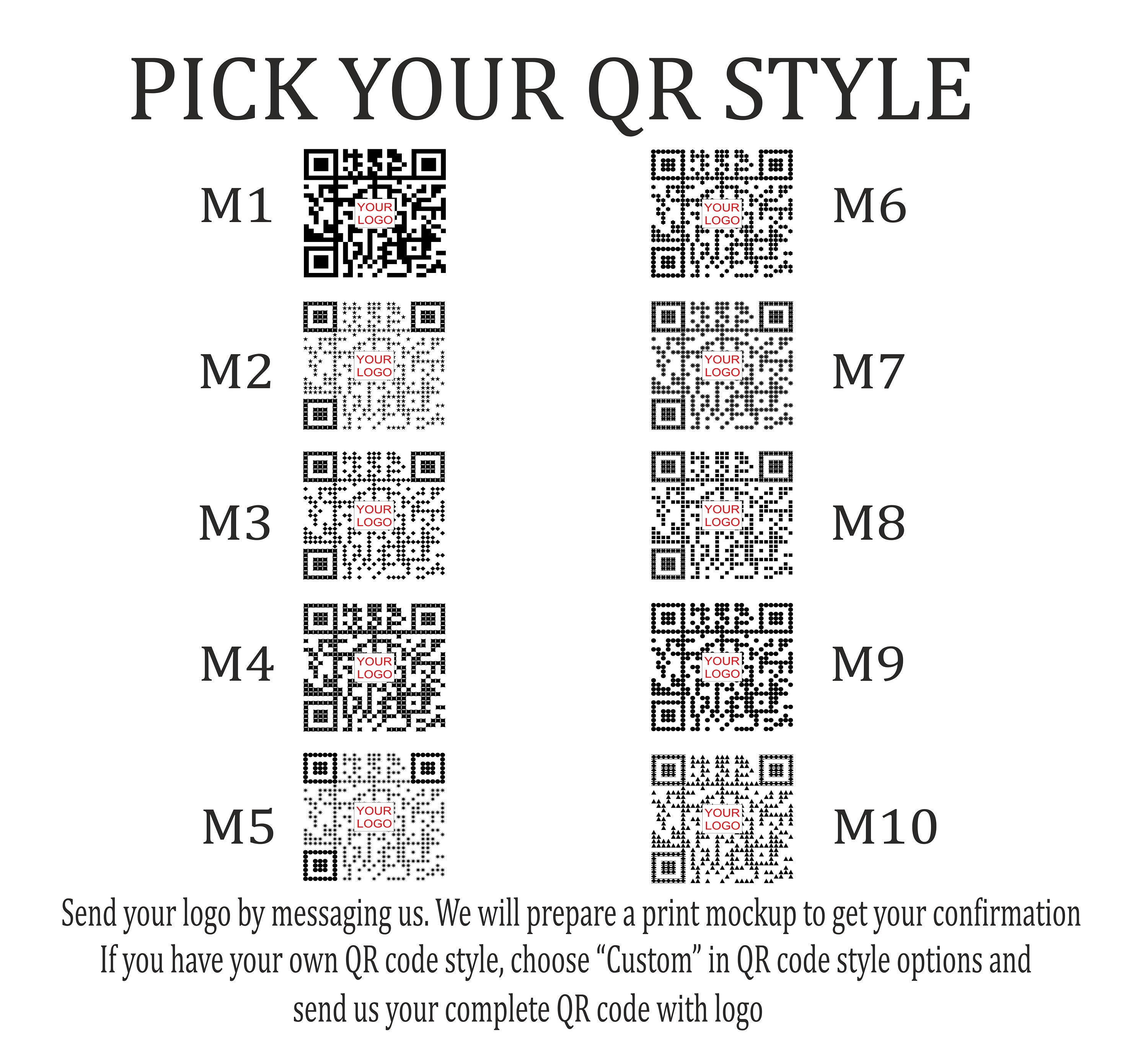 Set of 20 QR Code Metal Tags for Restaurant Cafe Table Menu - Etsy