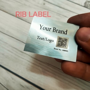 Stainless Steel Labels Customized- Heavy Duty Tags QR Code, Barcode ...