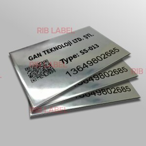 Stainless Steel Labels Customized- Heavy Duty Tags QR Code, Barcode ...