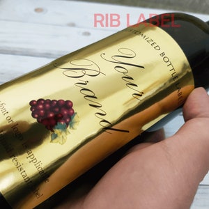Wine Bottle Labels - Stickers for Any Type of Round Surface - Fully ...