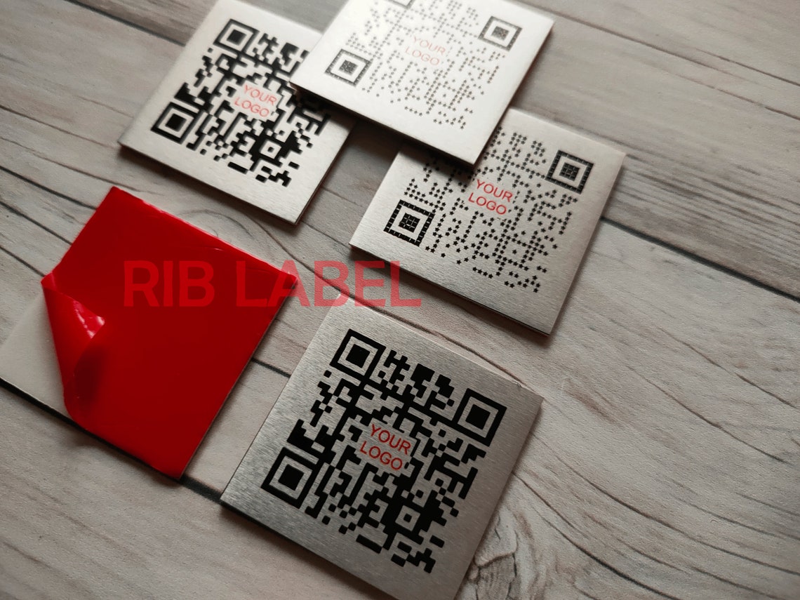 Set of 20 QR Code Metal Tags for Restaurant Cafe Table Menu - Etsy