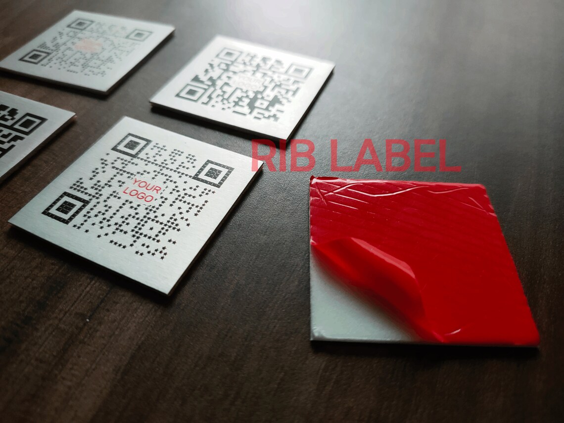 Set of 20 QR Code Metal Tags for Restaurant Cafe Table Menu - Etsy