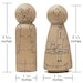 Large Halloween Peg Doll Set - Wooden Toy/decor - Mummy Pumpkin Witch ...