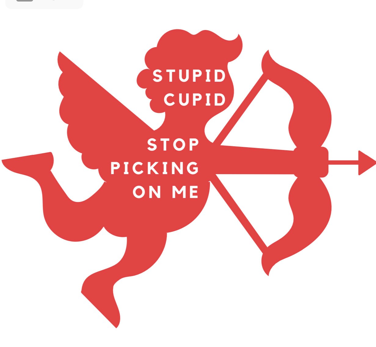 Stupid Cupid SVG - Etsy