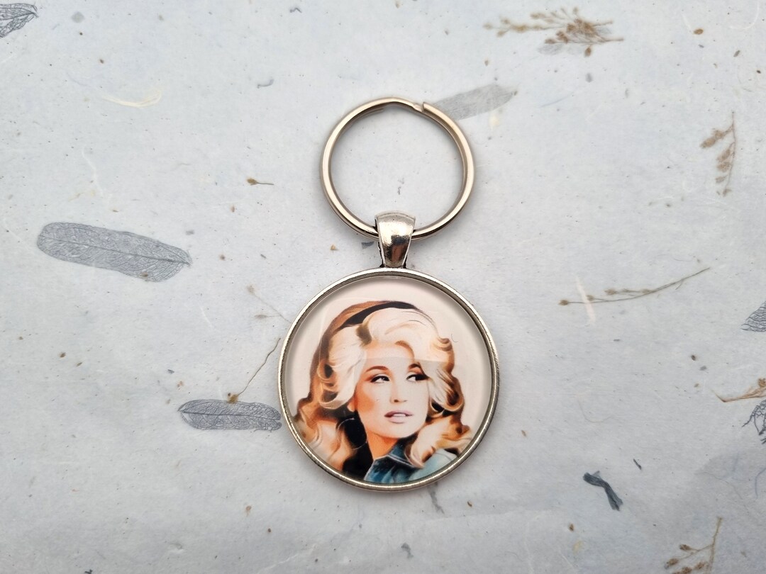 Dolly Parton Gift 9 to 5 Keyring Keychain Bag Charm Pop Art - Etsy