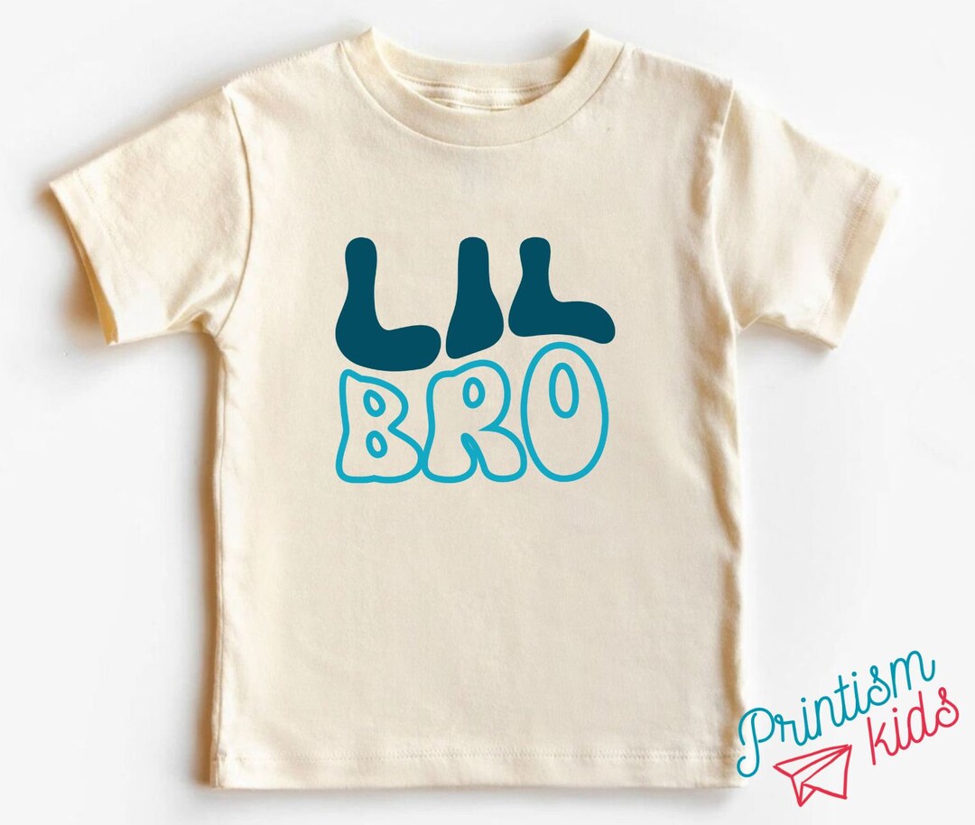 Lil Bro Onesie Natural Little Brother Tee Cute Vintage - Etsy