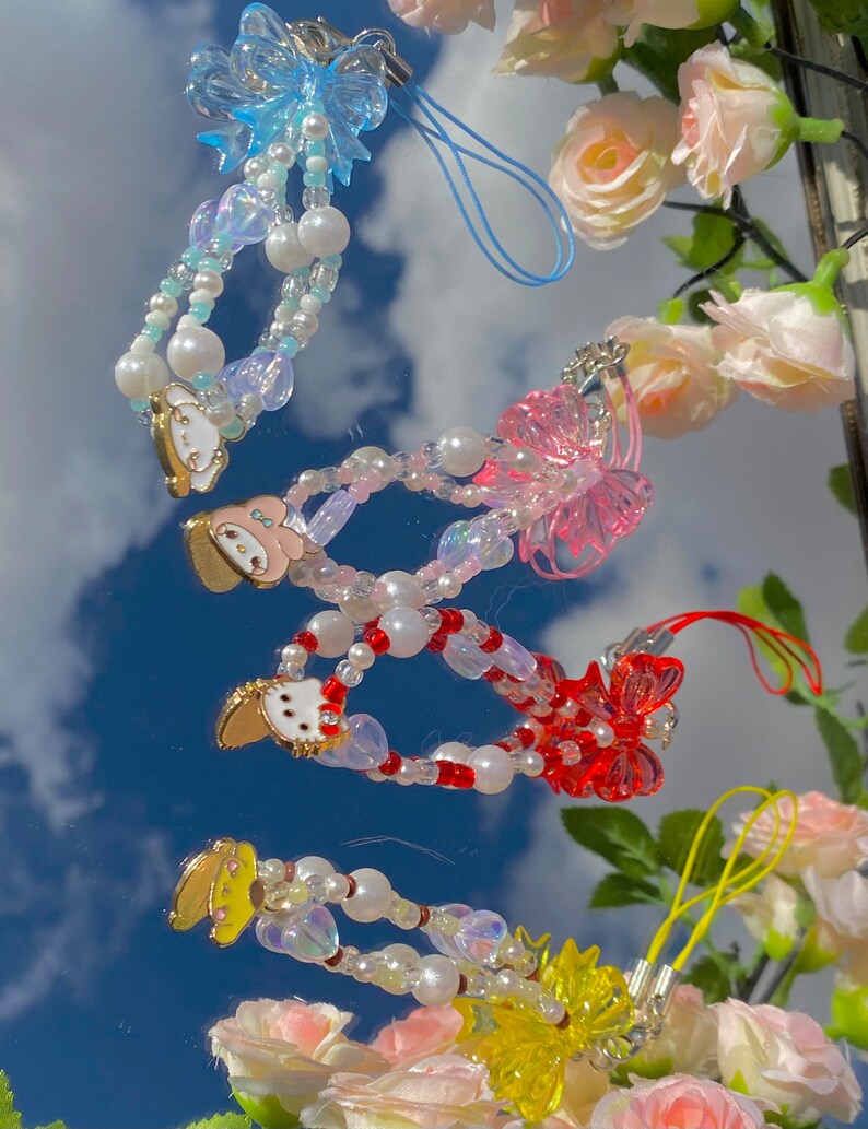 Handmade Sanrio/hello Kitty Phone Charms - Etsy