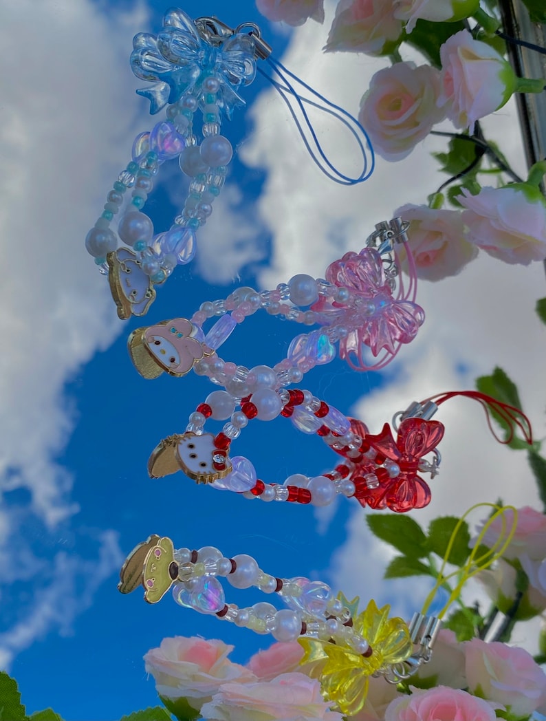 Handmade Sanrio/hello Kitty Phone Charms - Etsy