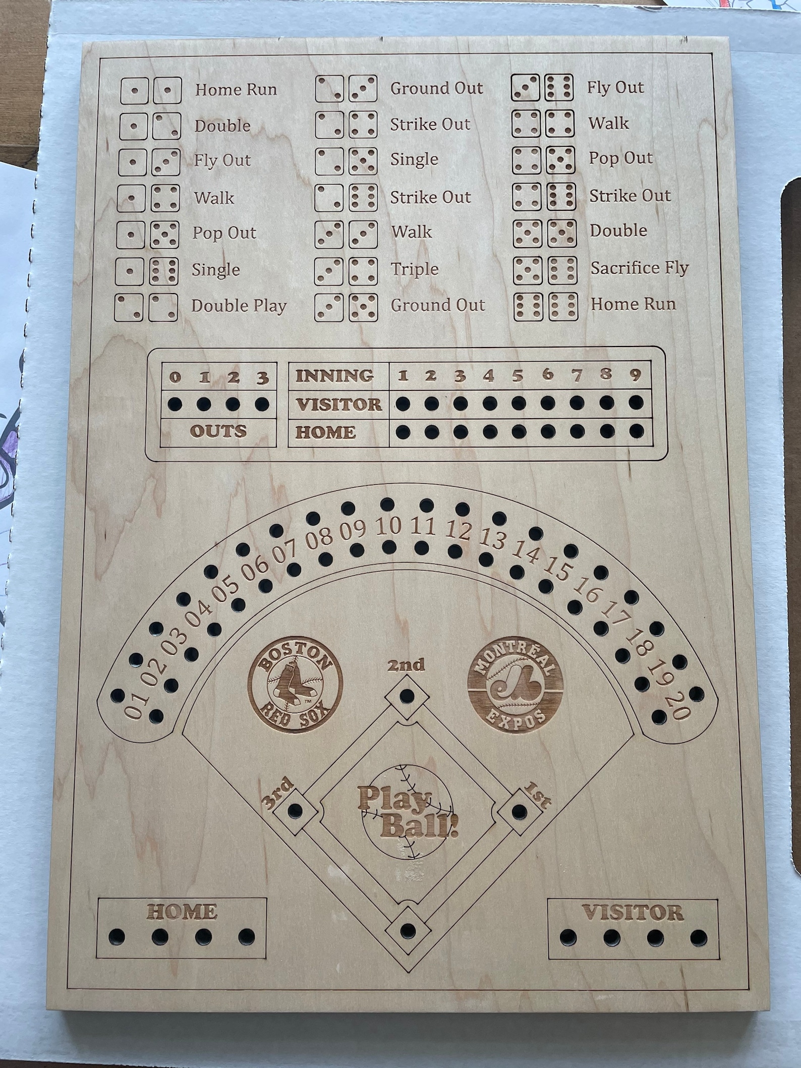 Dice Baseball Add Your Own Teams - Etsy Canada