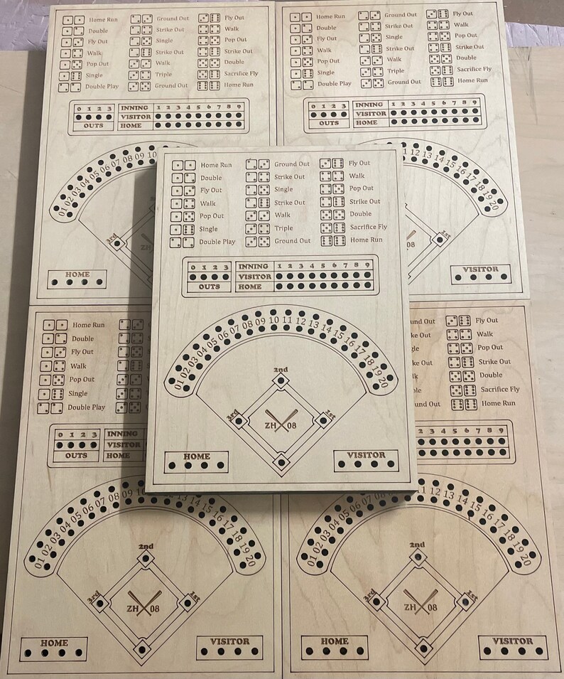 Dice Baseball Travel Size - Etsy