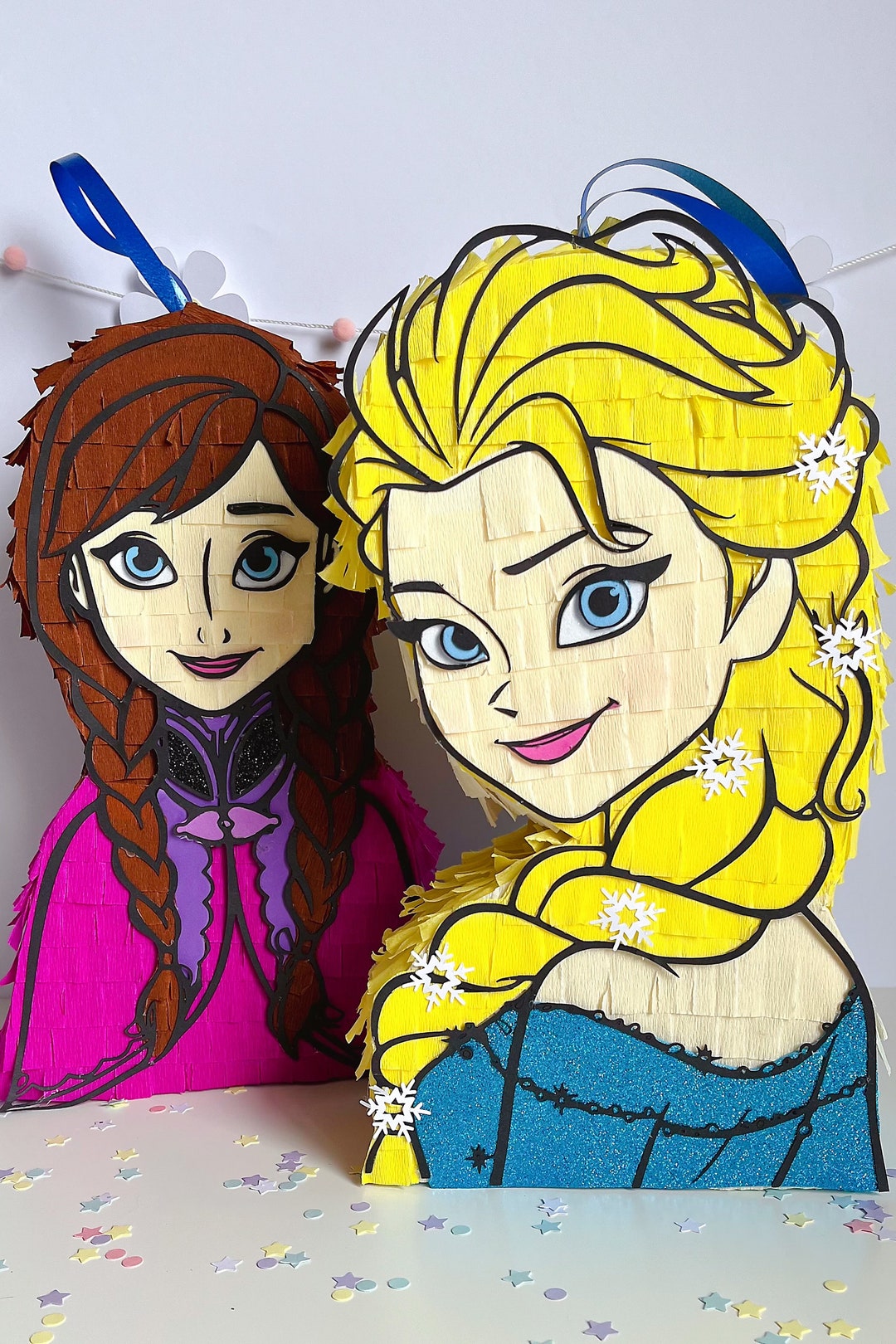 Ice Princess Piñata Frozen Sisters Piñata Princess Party - Etsy