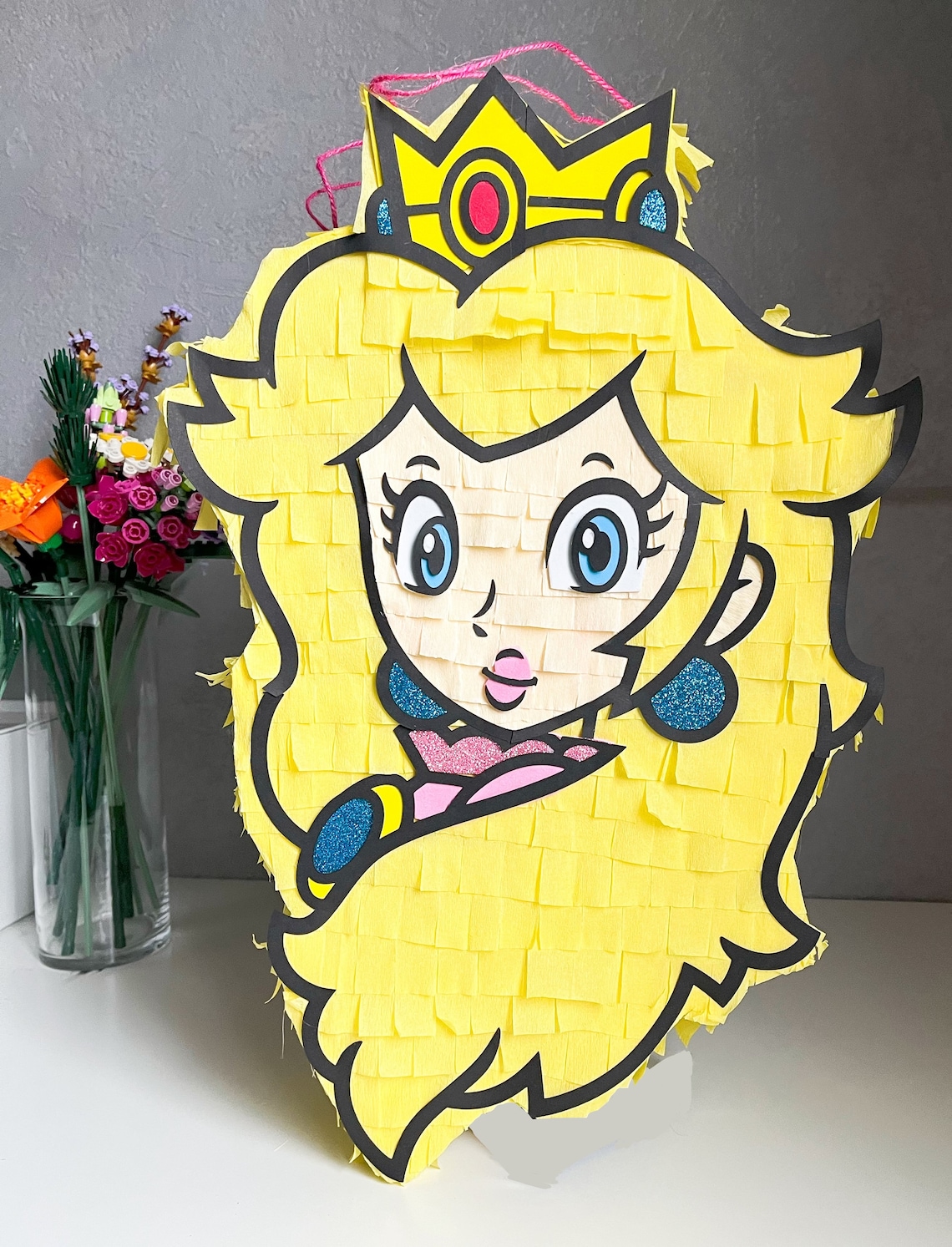 Princess Piñata, Princess Peach Piñata, Pink Princess Piñata, Video ...