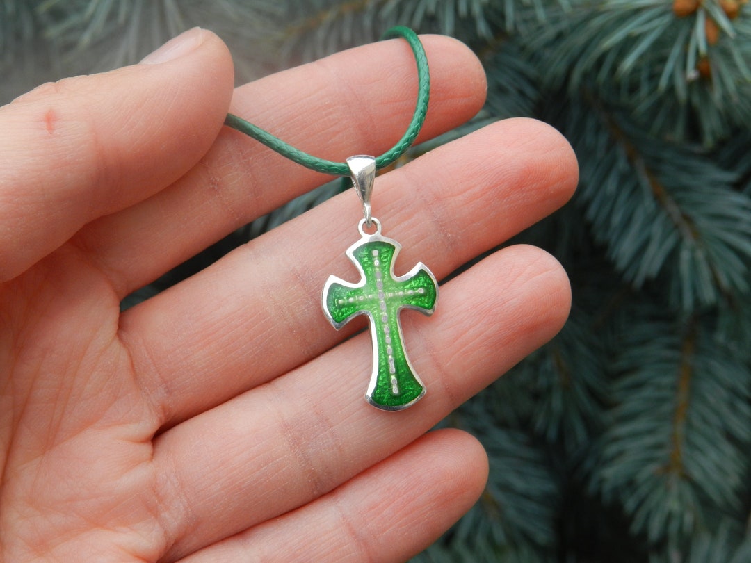 Georgian Cloisonne Enamel Cross Unisex Cross Minankari Enamel Jewelry ...