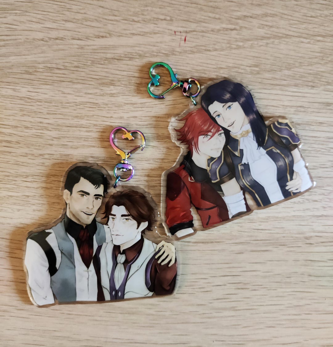 Arcane Keychains - Jayce Viktor and Caitlyn Vi - Etsy