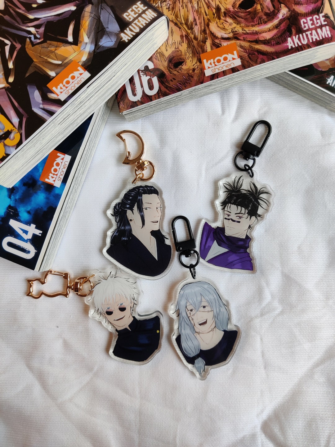 Geto - Mahito - Gojo - Choso - Jujustu Kaisen - Keychains - Etsy