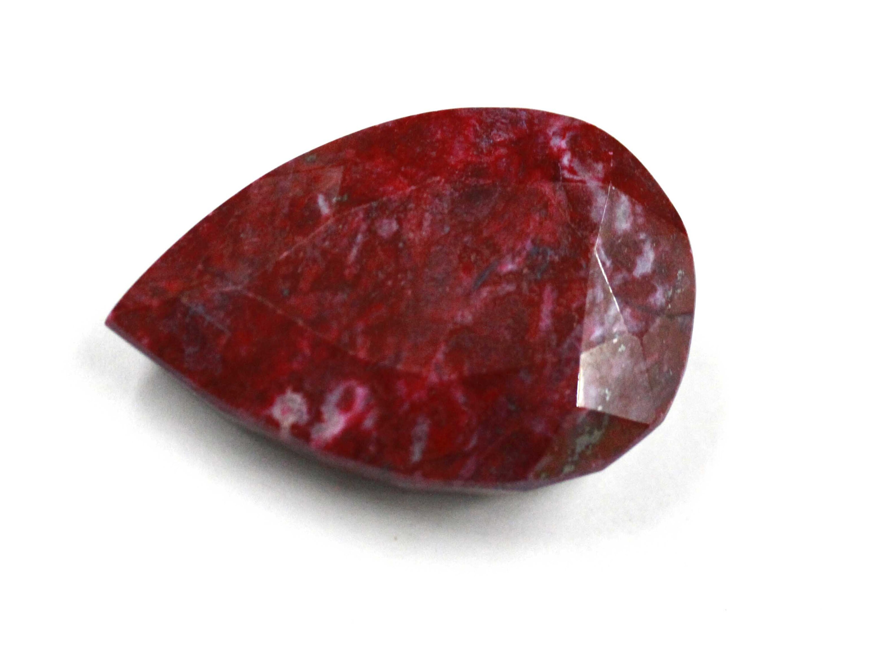 231.80 Ct Certified Natural Pear Shape Red Ruby Loose Gemstone | Etsy