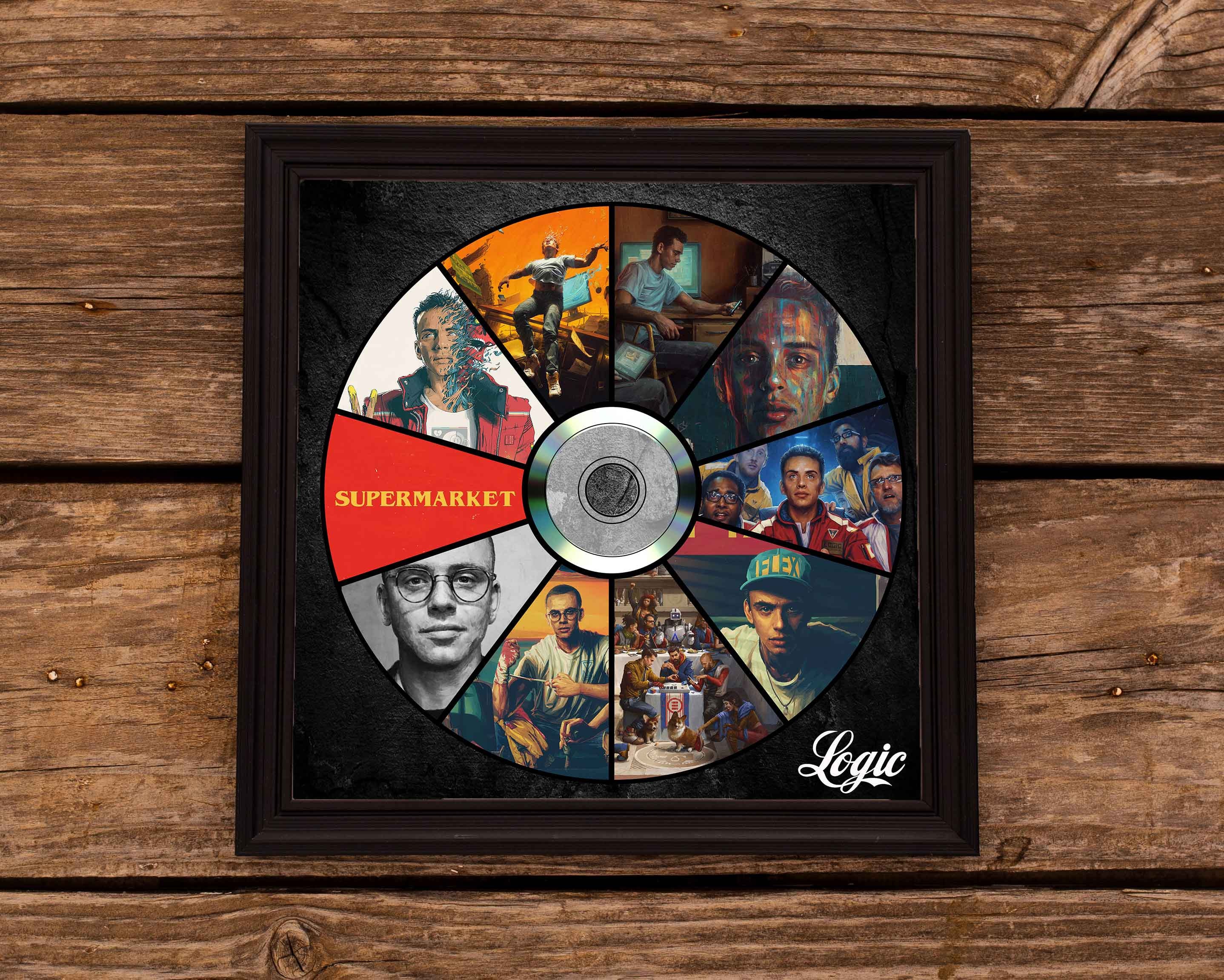 Logic Discography CD Album Collage Mashup Poster Hip Hop Fans - Etsy