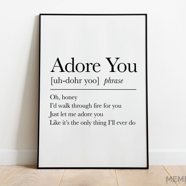I Adore You - Etsy