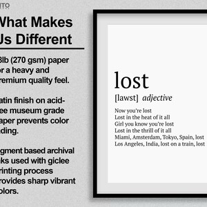 Lost Dictionary Definition Channel Orange Lyrics Poster - Etsy