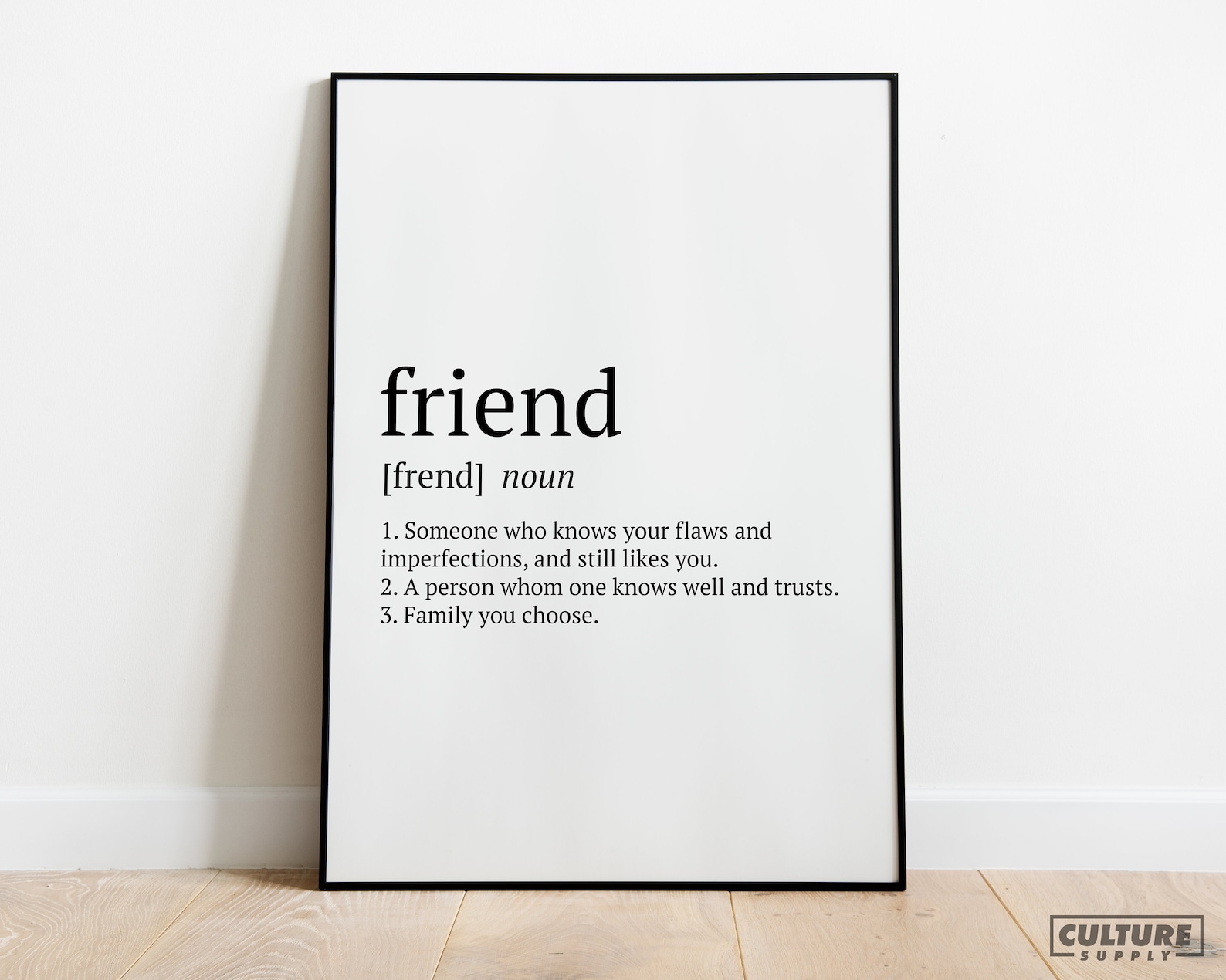 Friend Dictionary Definition Friendship Gifts Best Friend - Etsy