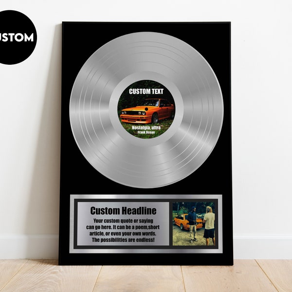 Custom Music Plaque - Etsy