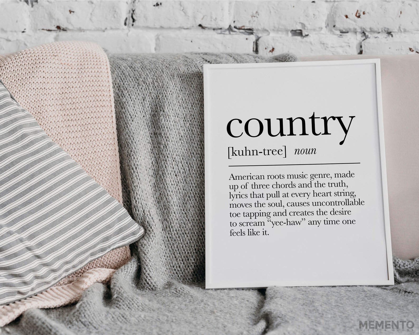 Country Definition Print, Music Wall Decor, Country Decor, Bluegrass ...