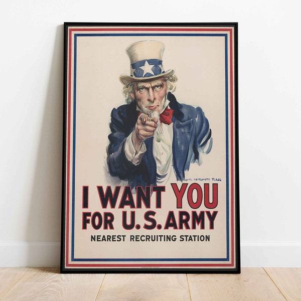 Uncle Sam Poster - Etsy