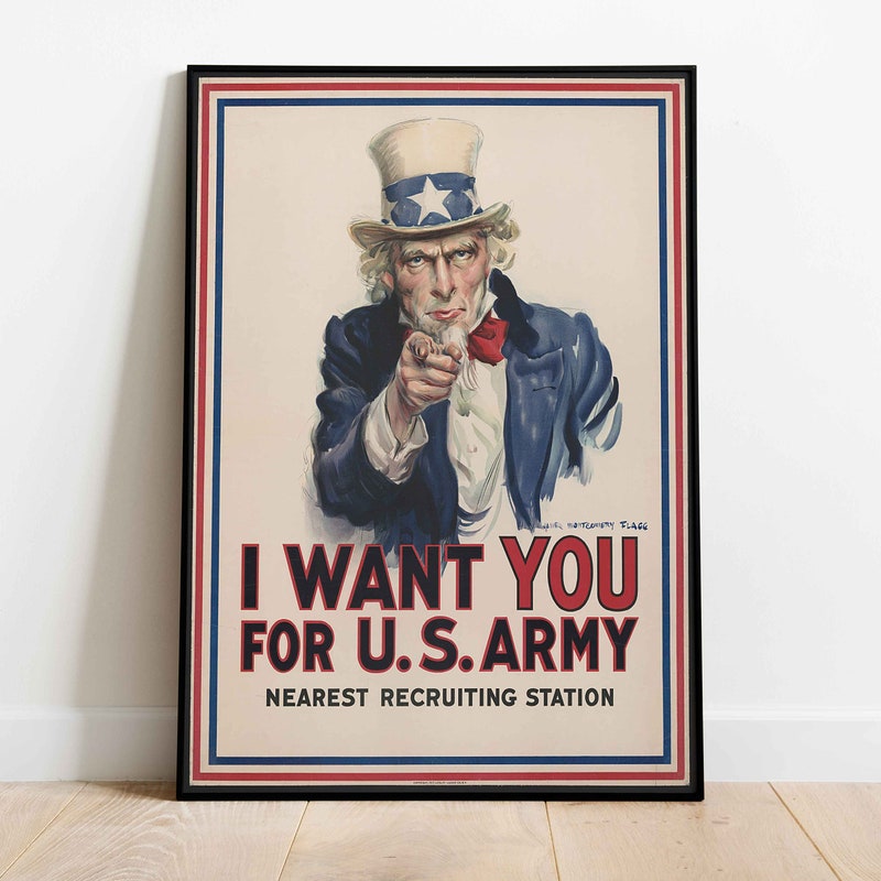 Uncle Sam Poster - Etsy