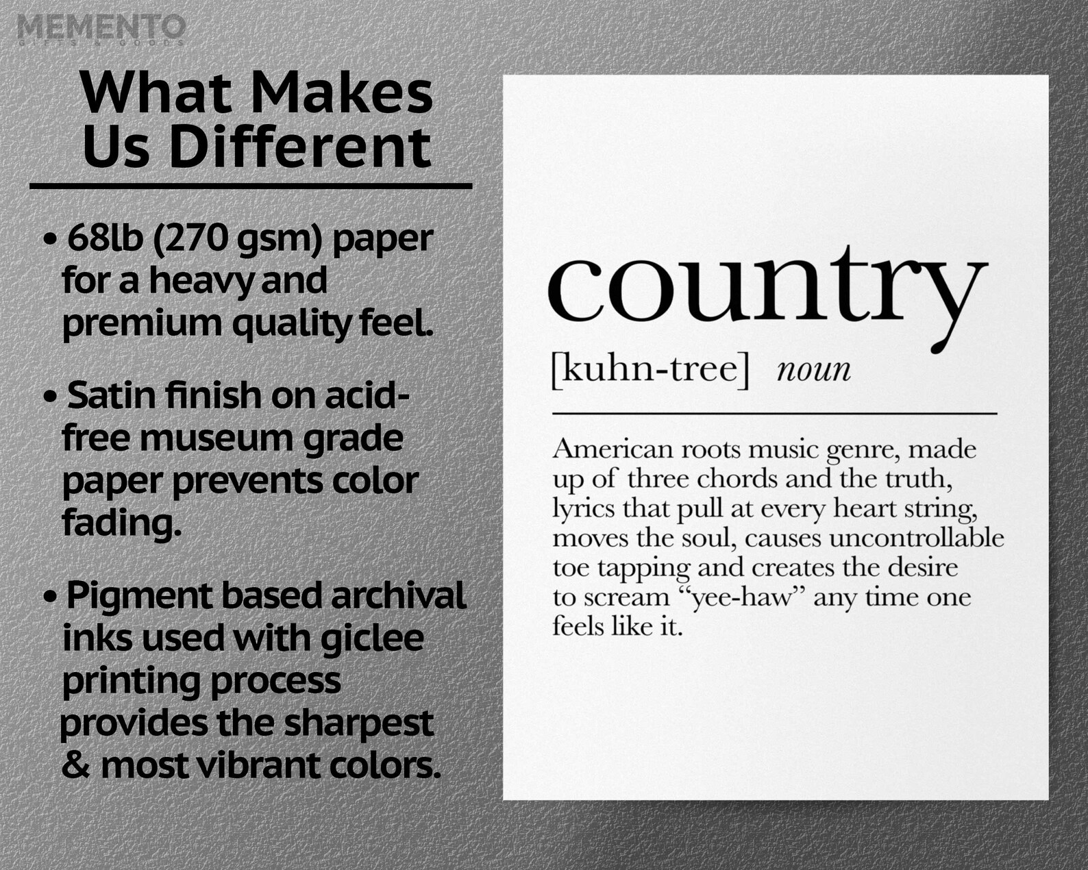 Country Definition Print, Music Wall Decor, Country Decor, Bluegrass ...