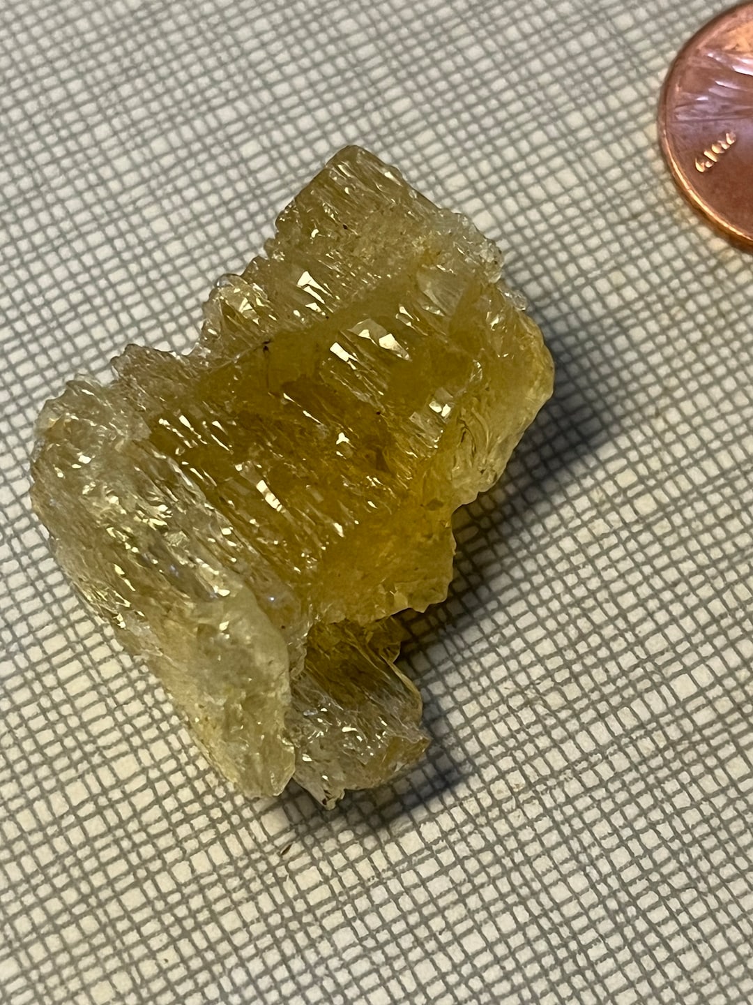 Heliodor, Etched, 11.8 Grams, Brazil, Yellow/golden Beryl, Deep ...