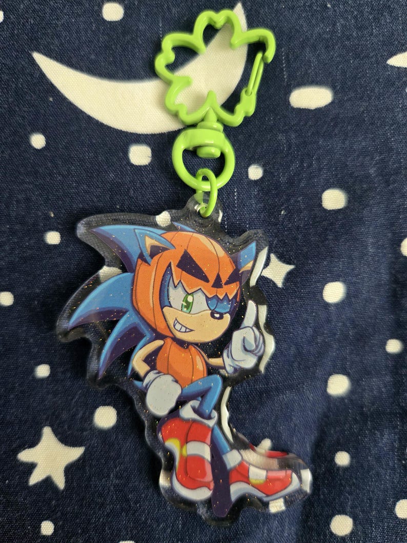 Halloween Sonic Adventure 2 Double Sided Acrylic Keychains - Etsy
