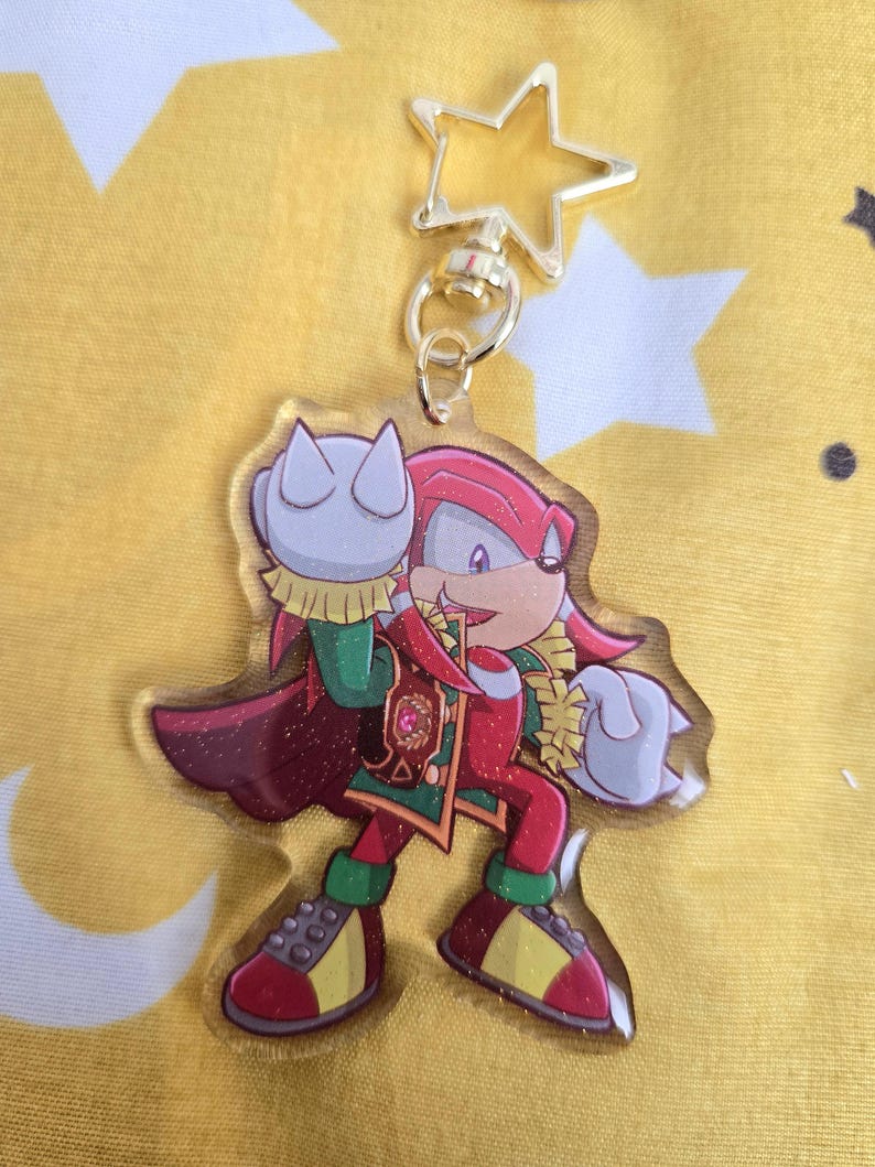 Sonic the Hedgehog Jester Sonic and King of the Ring Knuckles Double ...