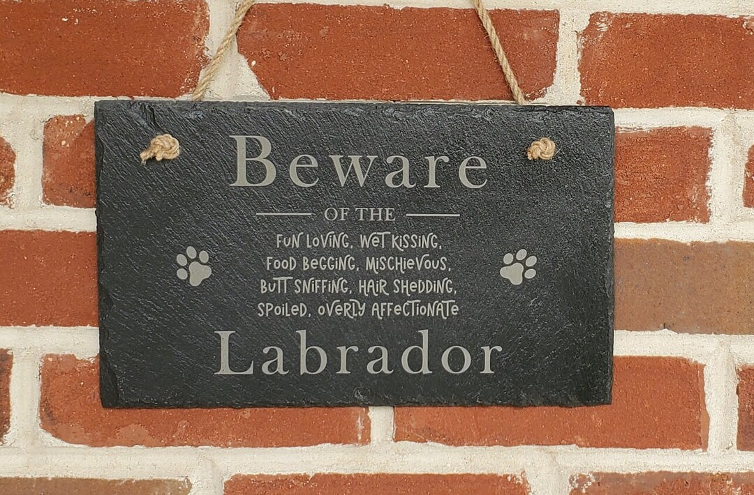 Dog Sign, Engraved Slate, Personalized Dog Sign, Decorative Sign ...