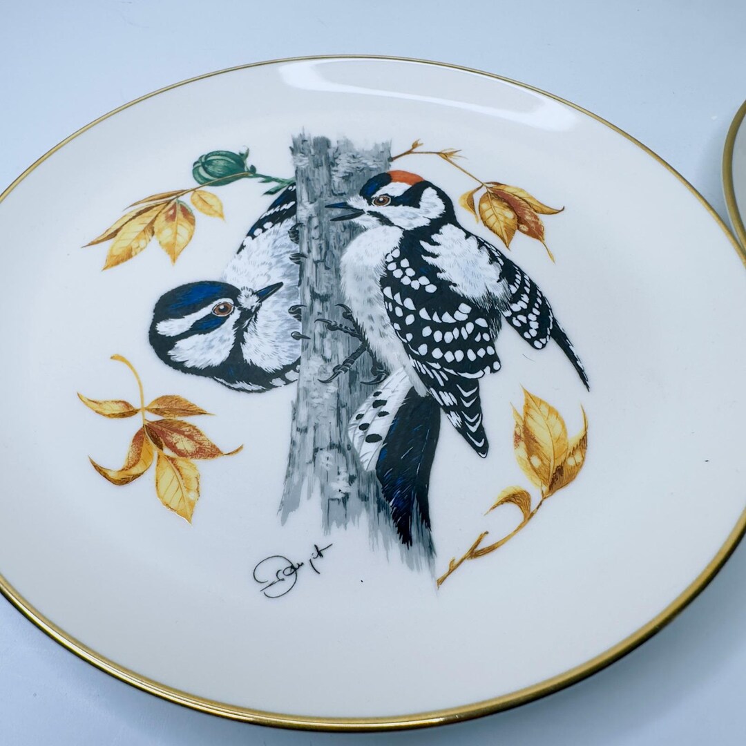 Gunther Granget Four Seasons We Survive Decorative Plates Birds Owls ...