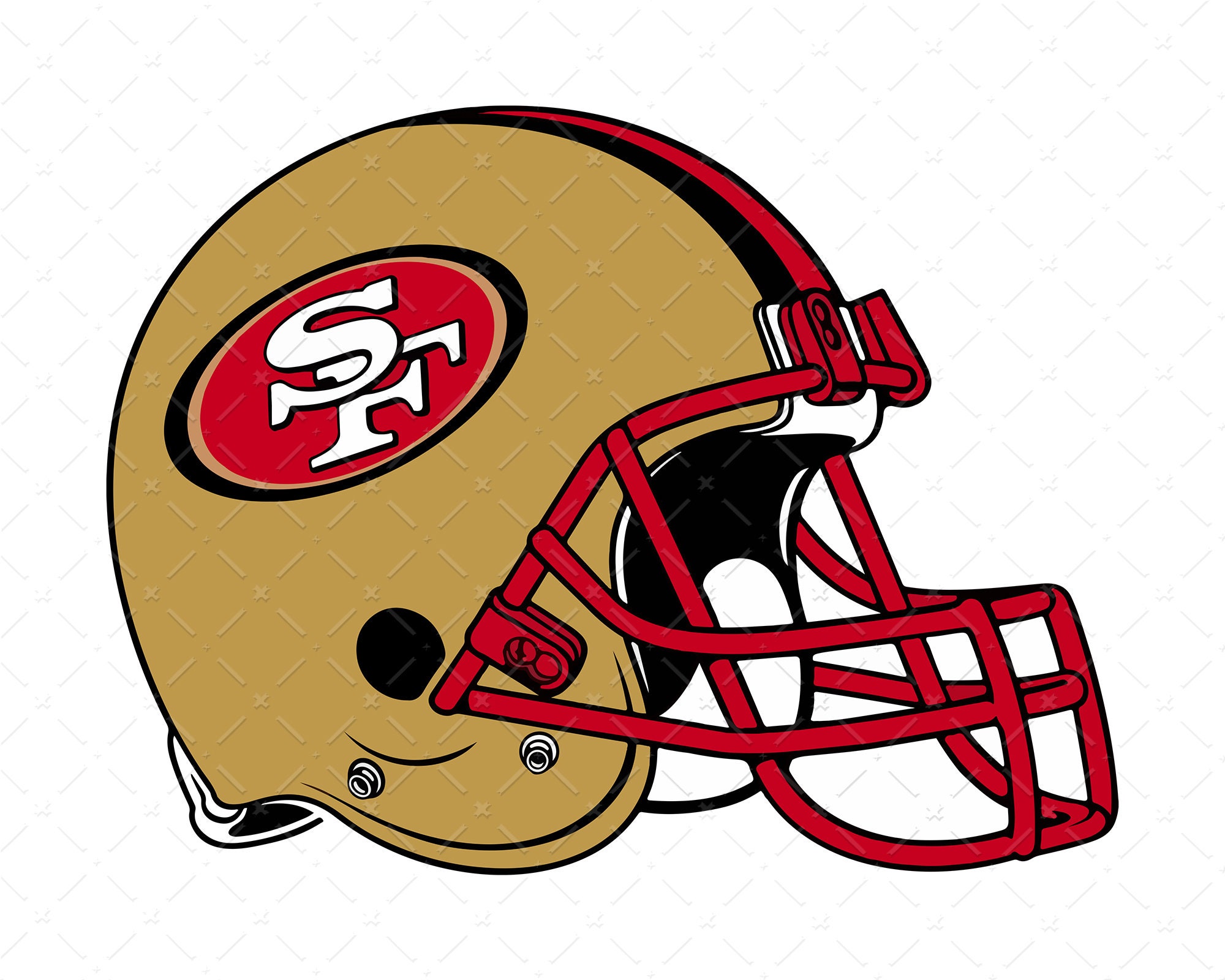 San Francisco 49ers Helmet Logo Png NFL Football Team Png SF | Etsy San Francisco 49ers Helmet Logo Png NFL Football Team Png SF | Etsy