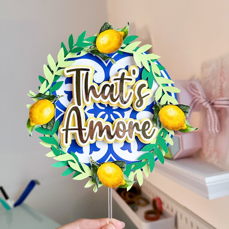 Lemon Cake Topper - Etsy