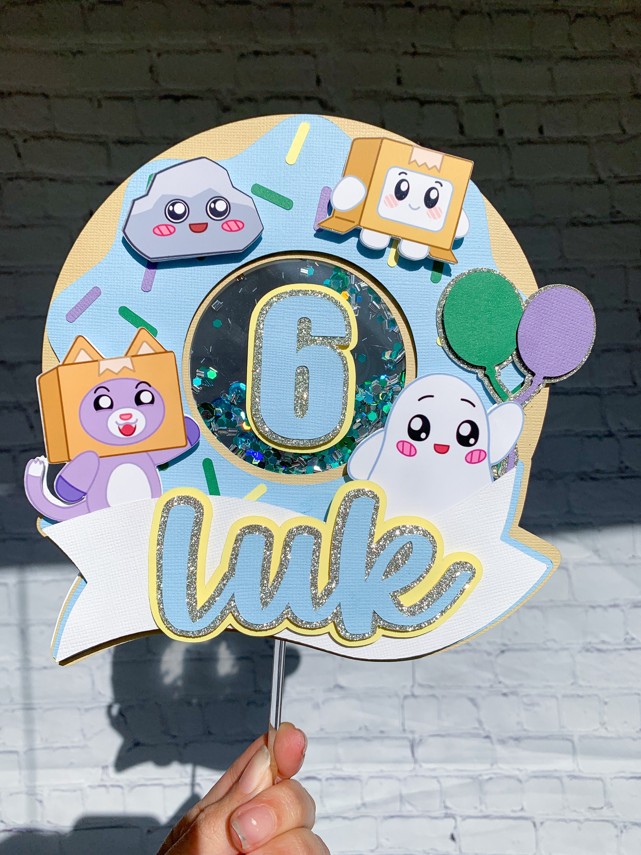 Lankybox Cake Topper Lankybox Shaker Cake Topper - Etsy Canada