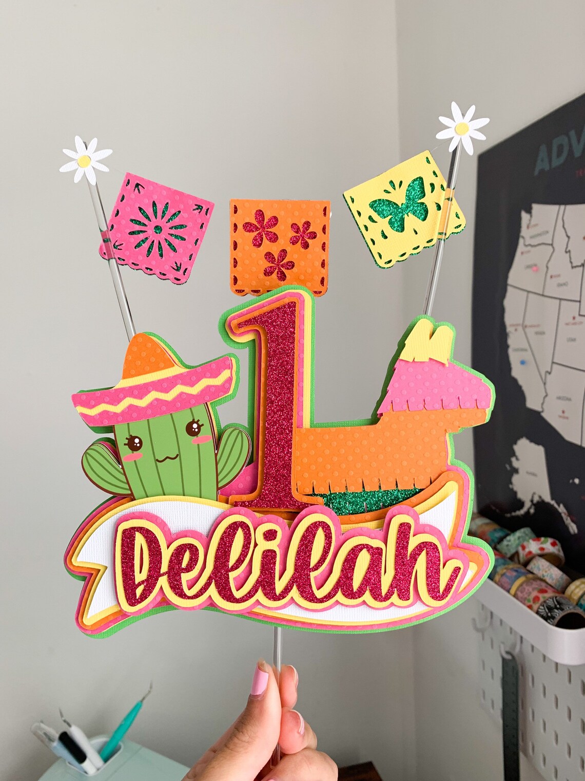 Fiesta Cake Topper Cinco De Mayo Cake Topper Mexican Cake - Etsy