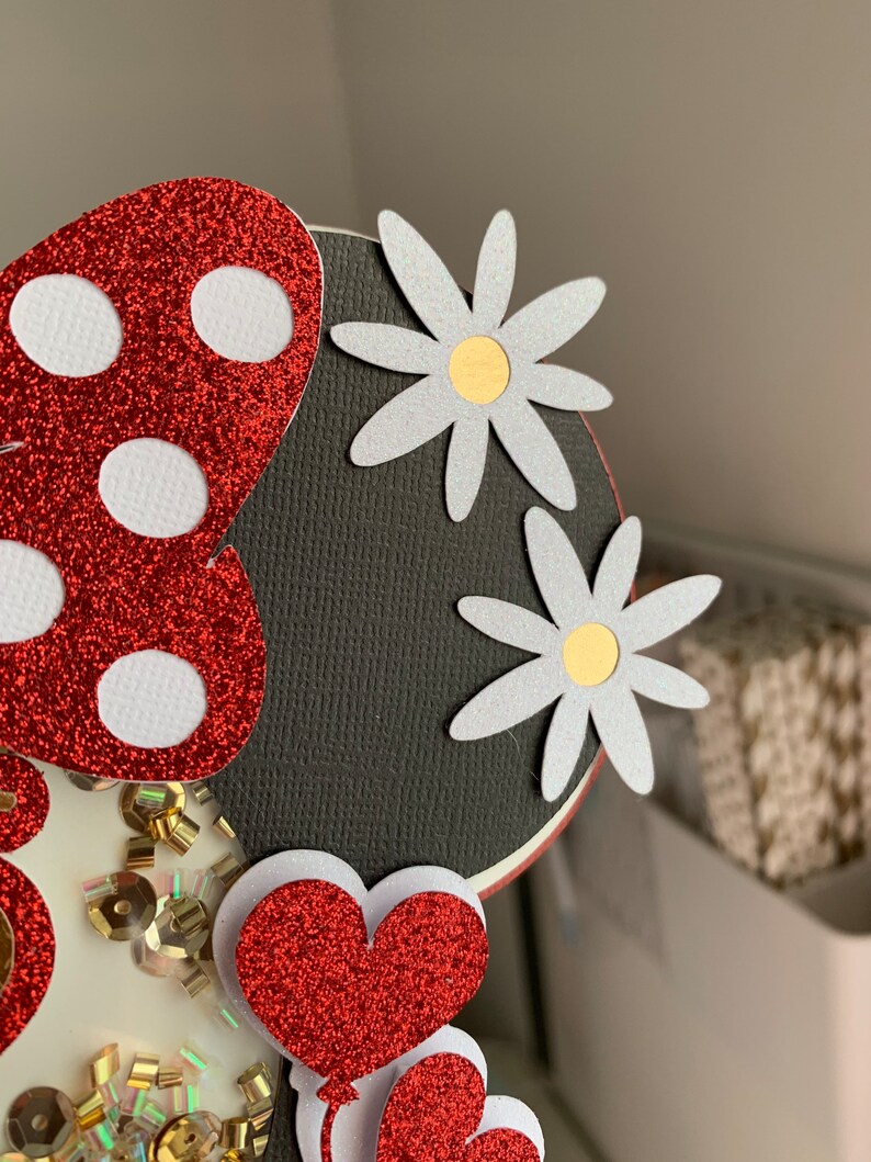 Minnie Mouse Cake Topper Minnie Mouse Shaker Cake Topper - Etsy