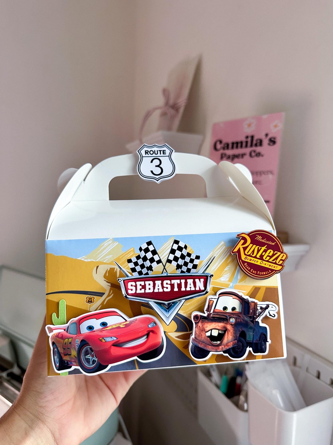 Cars Treat Box, Cars Gift Box, Boys Treat Box, Racing Treat Box - Etsy