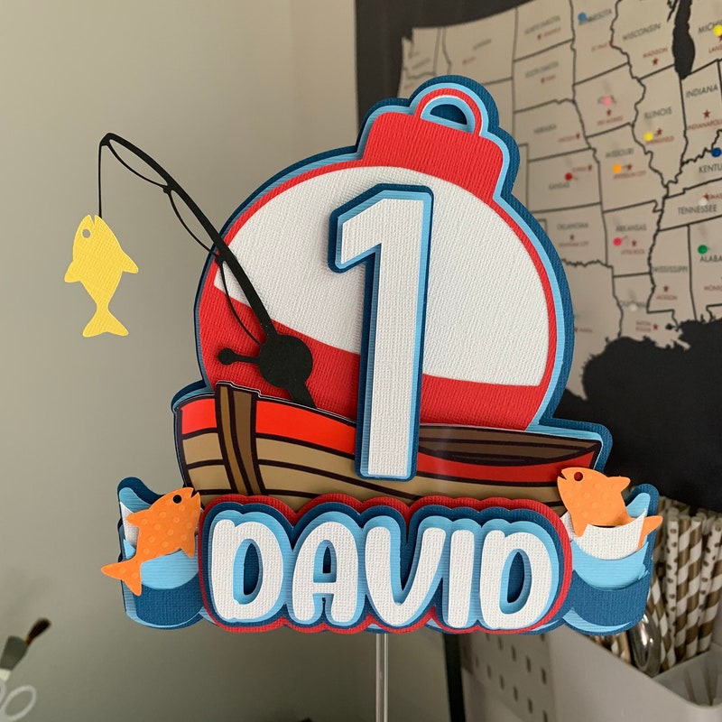 Fish Cake Topper - Etsy